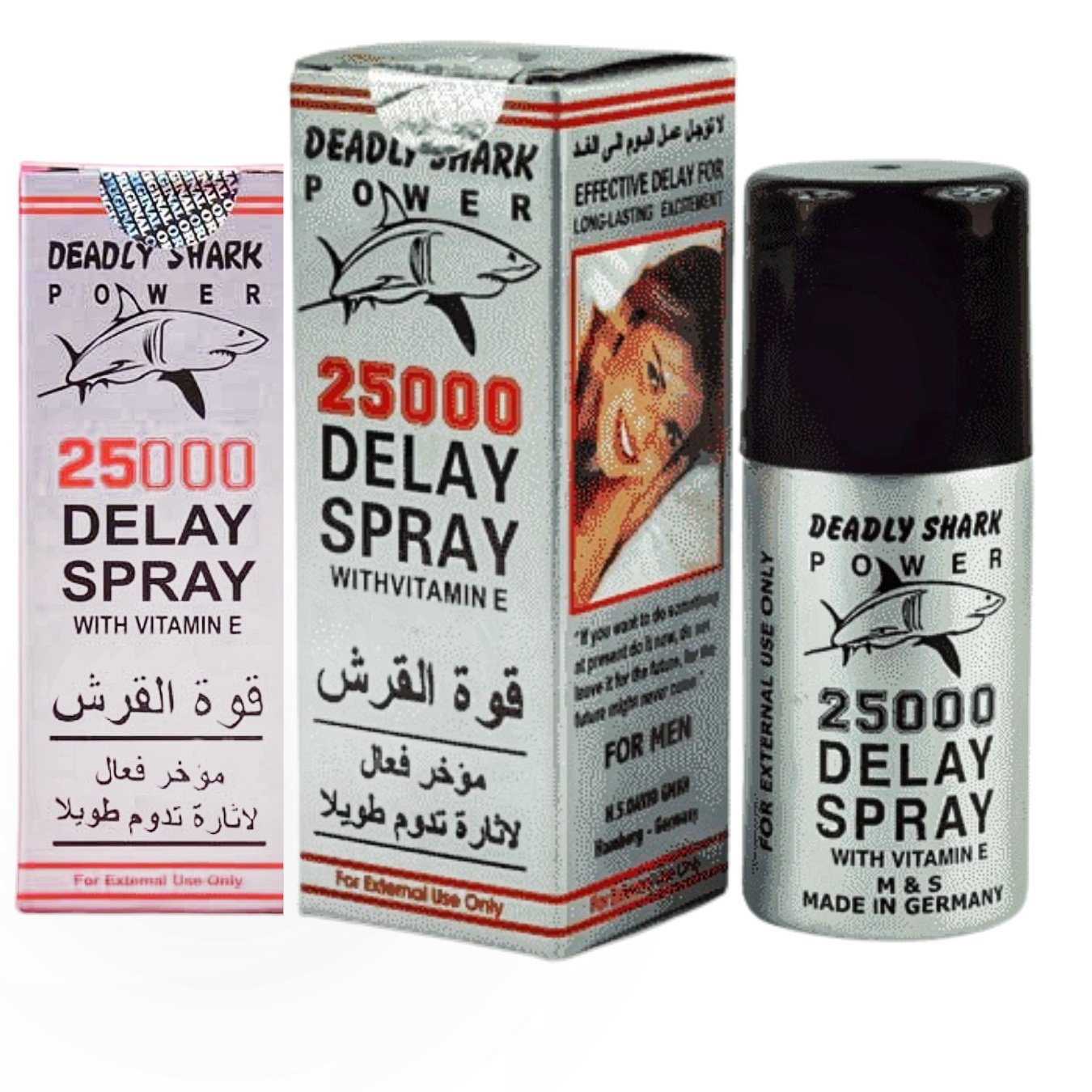 Deadly Shark Power 25000 Men Delay Spray - Royal Honey