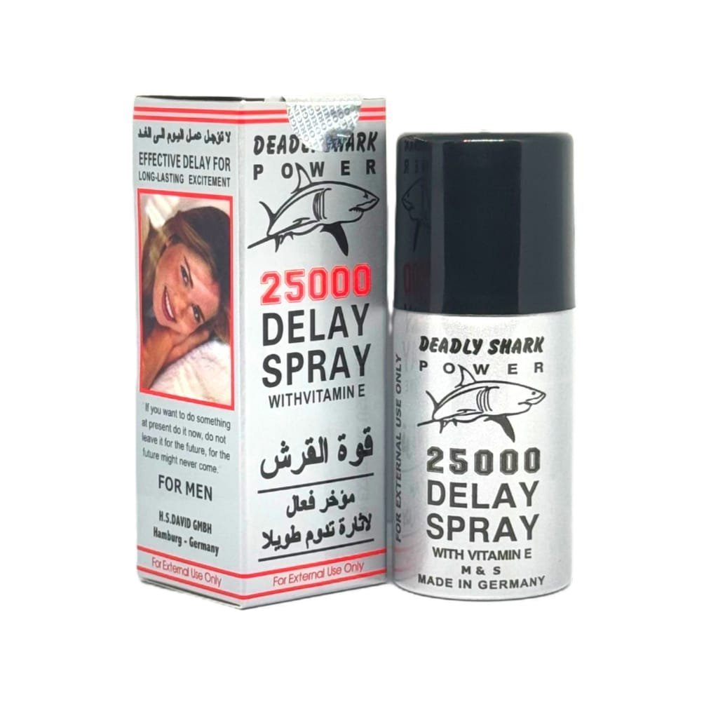 Shark Power Delay Spray Vitamin E Performance MAX Time-25000 - Royal Honey